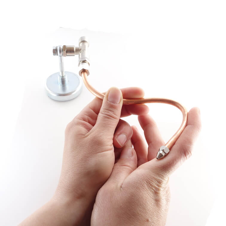 Two Component Precision Copper Spray Nozzle